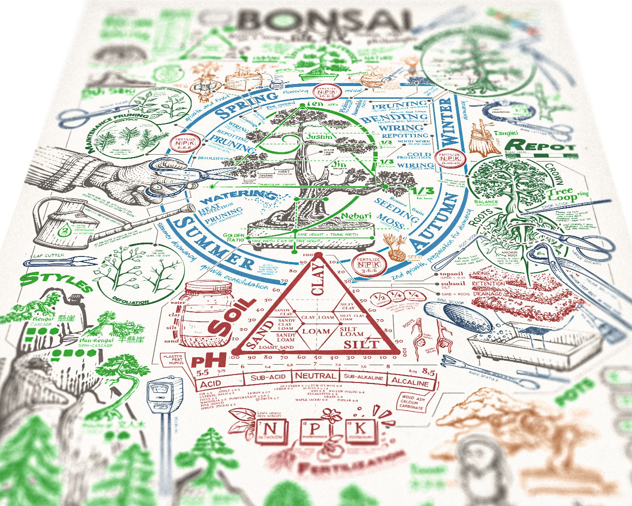 Bonsai on a poster - giudansky.com