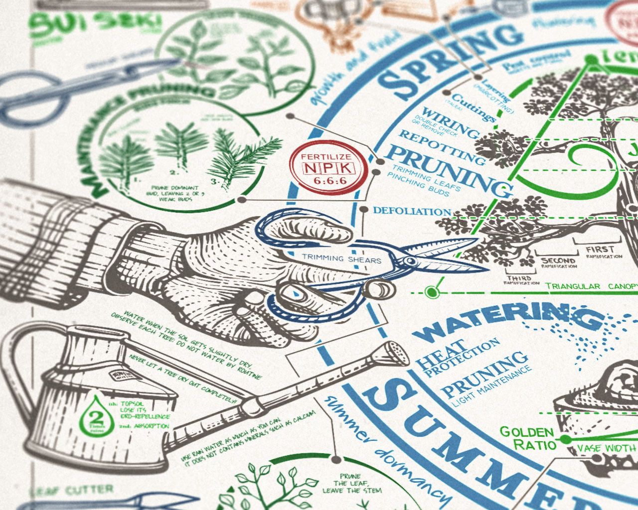 Bonsai on a poster - giudansky.com